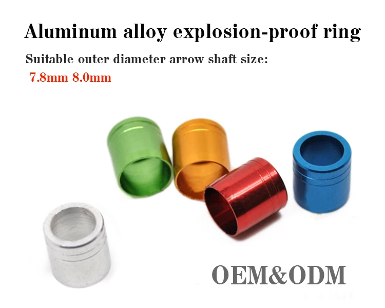 7.8mm, 8mm Archery Ring Explosion-Proof for Out-Diameter Shaft Arrow Ring