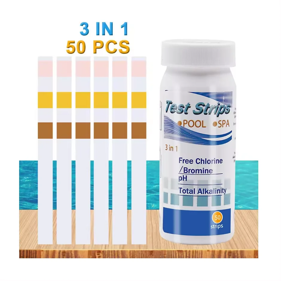 Pool Water Testing 3 in 1 - Free Chlorine, Ph & Alkalinity