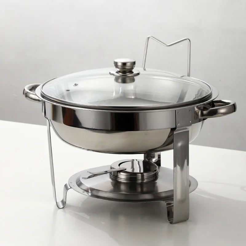 Commercial Stainless Steel Buffet Stove Set with Gas Power Outdoor Hot ...