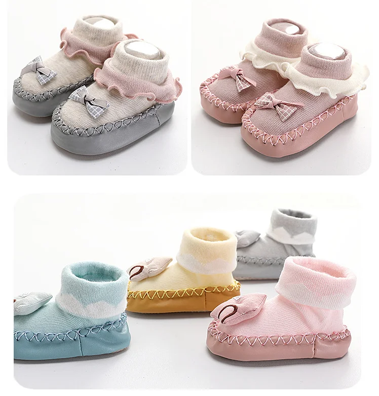 Multi-color Sweet Baby Girls Boys Sneaker Infant Toddler Sock Shoe ...