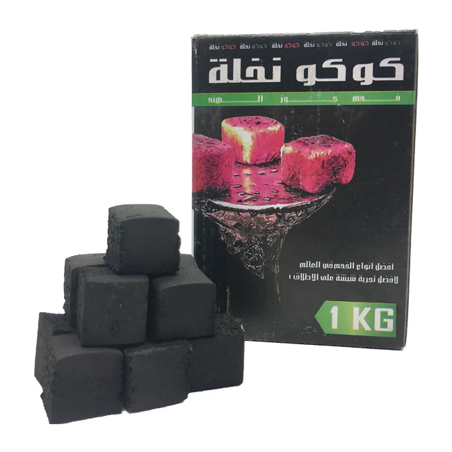 HQCH0025 Smokeless Shisha Cubic Coal Briquettes for Shisha
