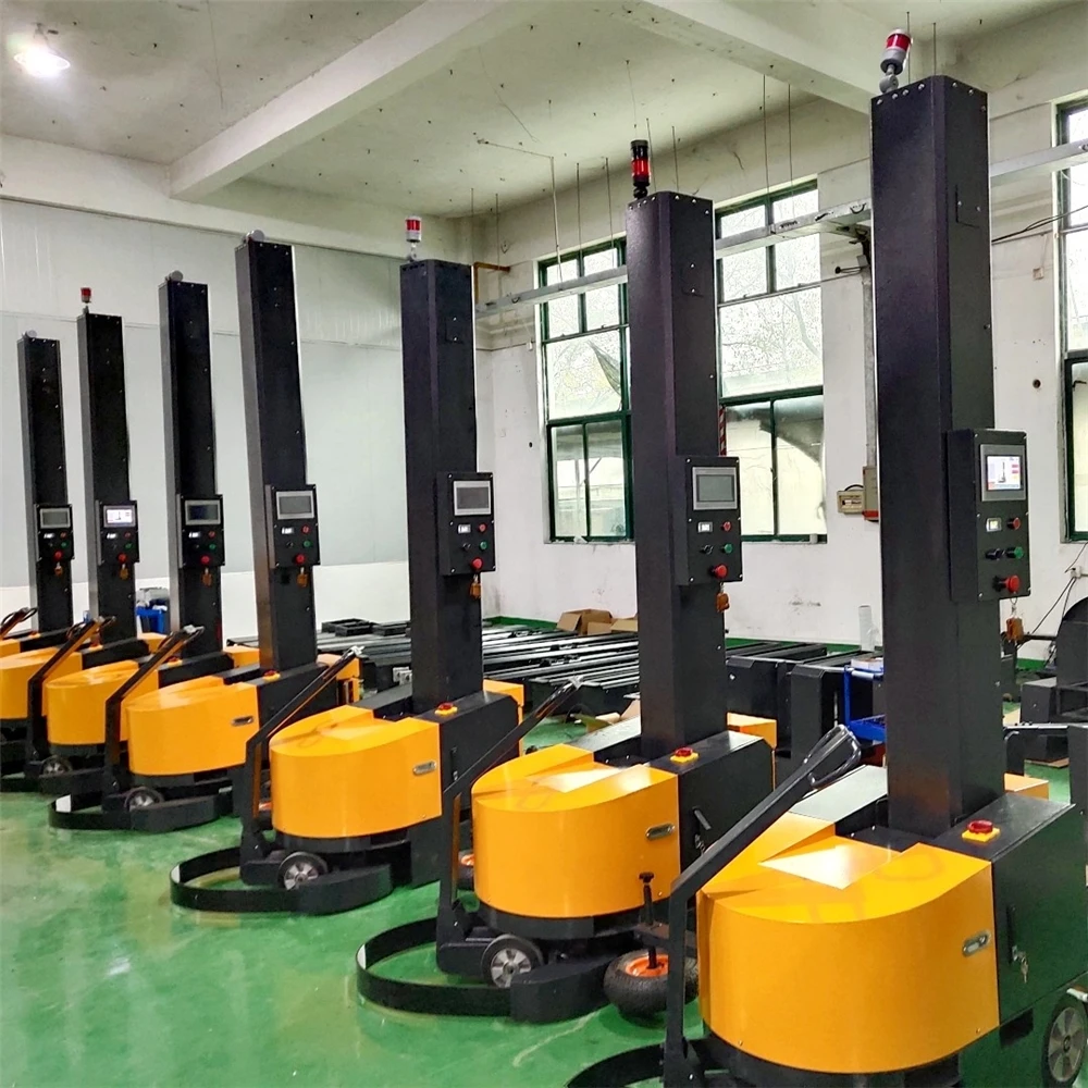 Smart Electric AGV Robot for Warehouse Automation | PLC Control for ...