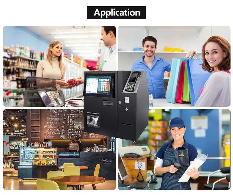 Internet 15'' Touch Screen Donation Self-payment Self Cash Payment ...