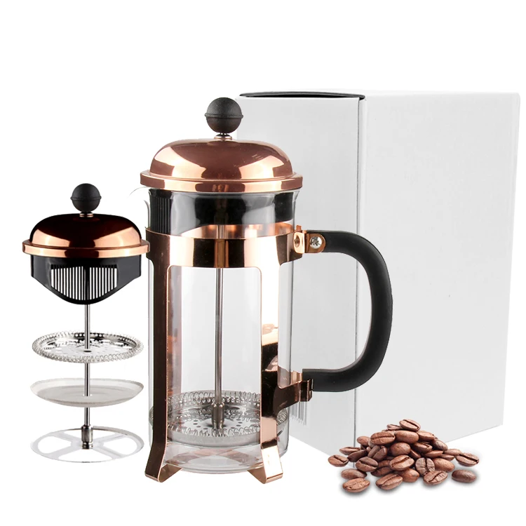 34oz French Press Rose Gold Coffee Press Coffee Maker - Buy French ...