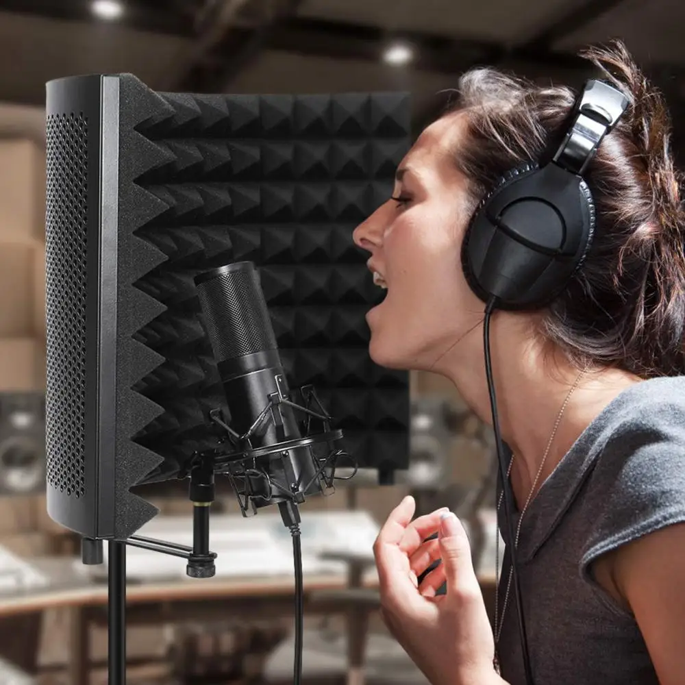New Design Professional Microphone Isolation Shield For Condenser ...