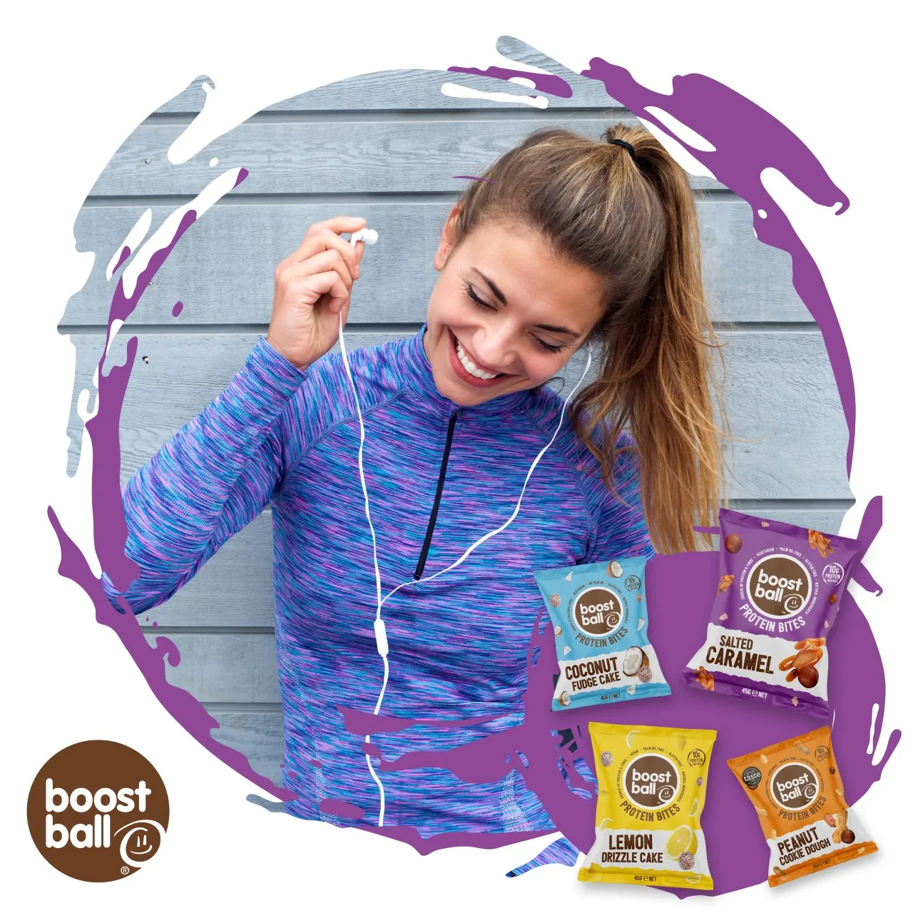 Boostball - Keto Snacks - Protein Bites Salted Caramel 45g - Vegetarian ...