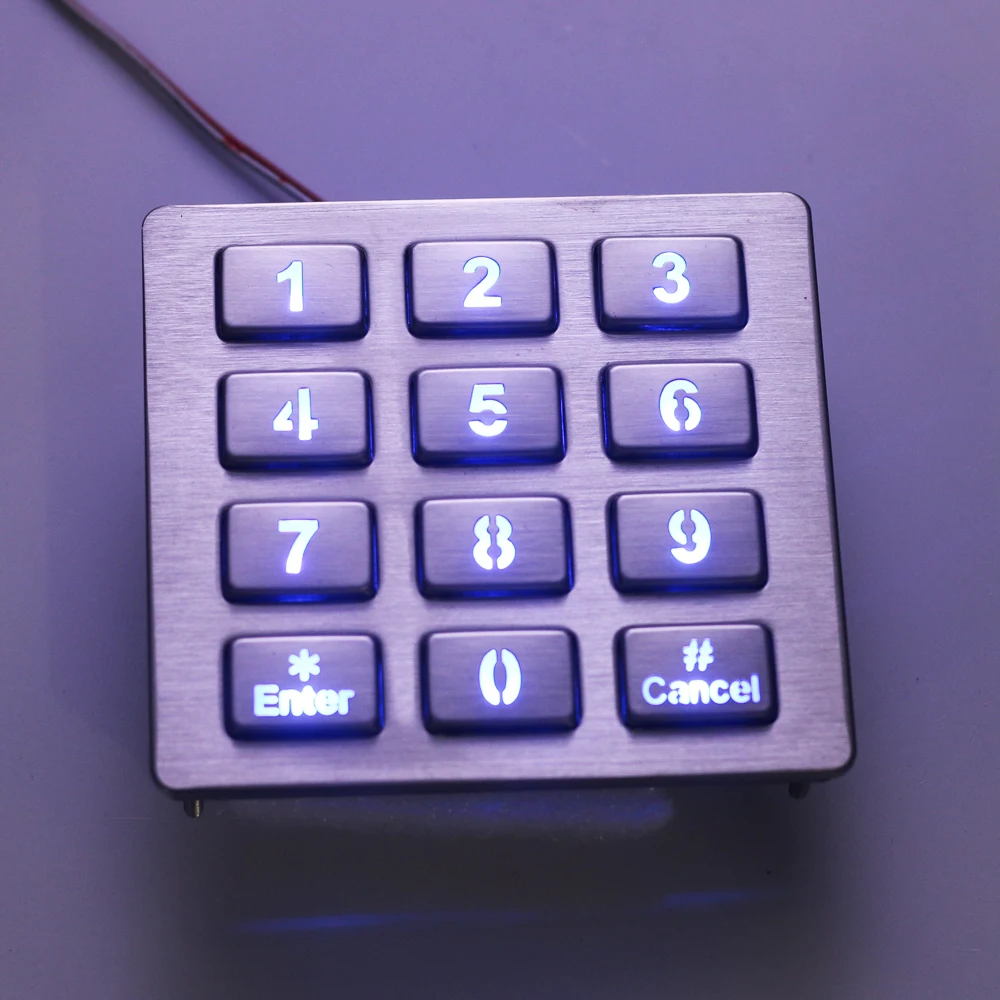 Waterproof Standalone Door Access Control System Keypad