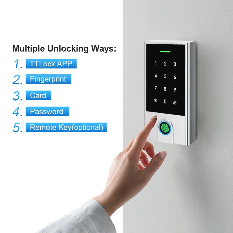 Ttlock Waterproof Smart Biometric Fingerprint Door Lock & Access ...