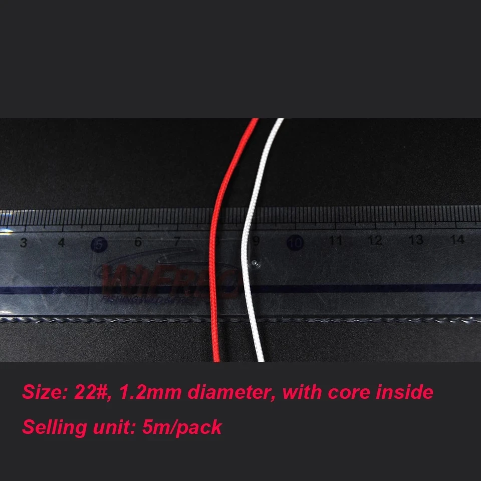 22# PE Braided Fishing Line 5 Meter Strong Braid for Jig Hook Leader ...