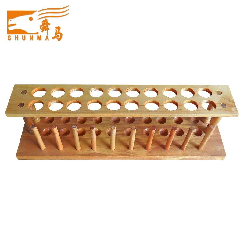 Rak Tabung Tes Kayu Dengan Pasak Pengering,Rak Tabung Penguji Bahan ...