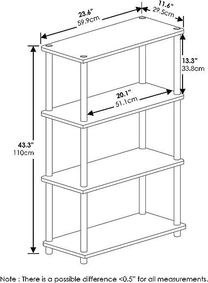 4 Layers of Multi-functional Shelf Display Rack, Supermarket Store ...