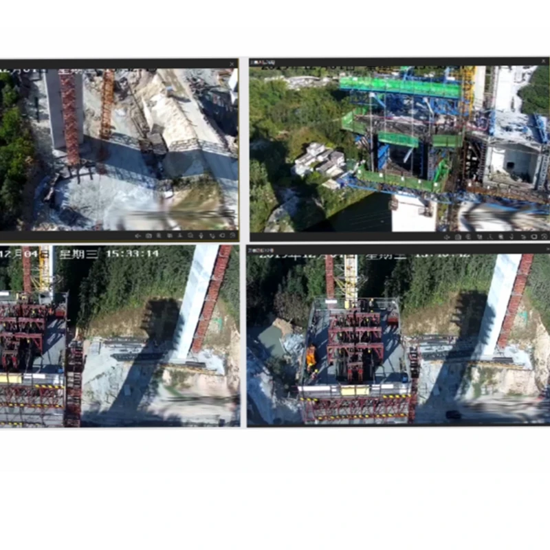 Tower Crane Hook Lifting Visualization System with CCTV