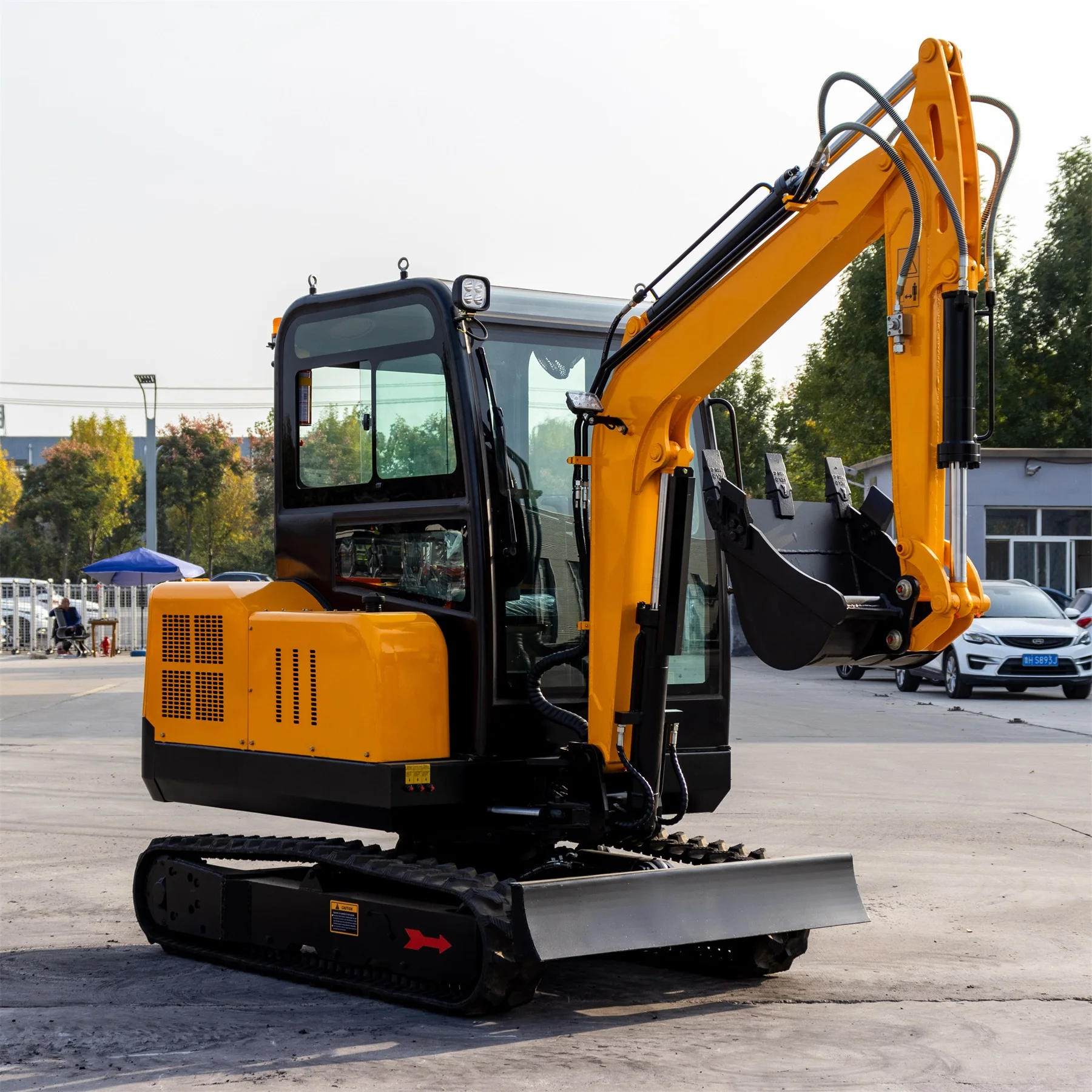 Small Steel Track Excavator Ht30 Backhoe Mini Pelle Digger With Kubota ...