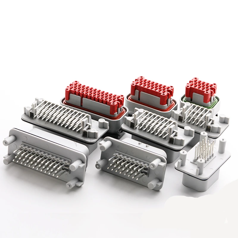 23 Pin Male Waterproof Connector - Ampseal Gray PCB Header Plug Tyco ...