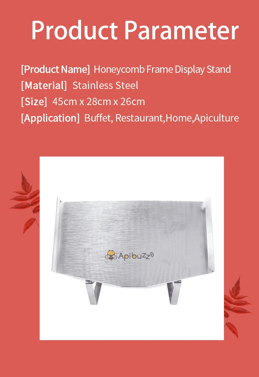 SS Honeycomb Frame Display Stand - Apiculture & Catering