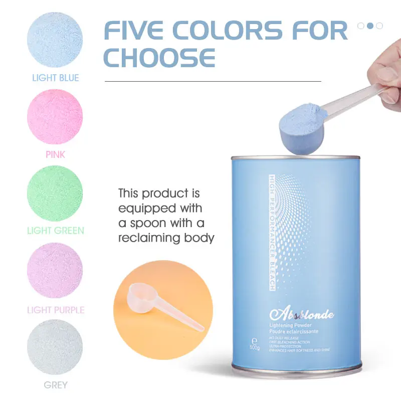 Italy Hair Beach Powder 500g Bleaching Powder Formula Bleaching Hair ...