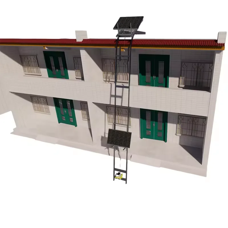2-25M Electric Solar Panel Lift Hoist - JNDO Construction Hoist