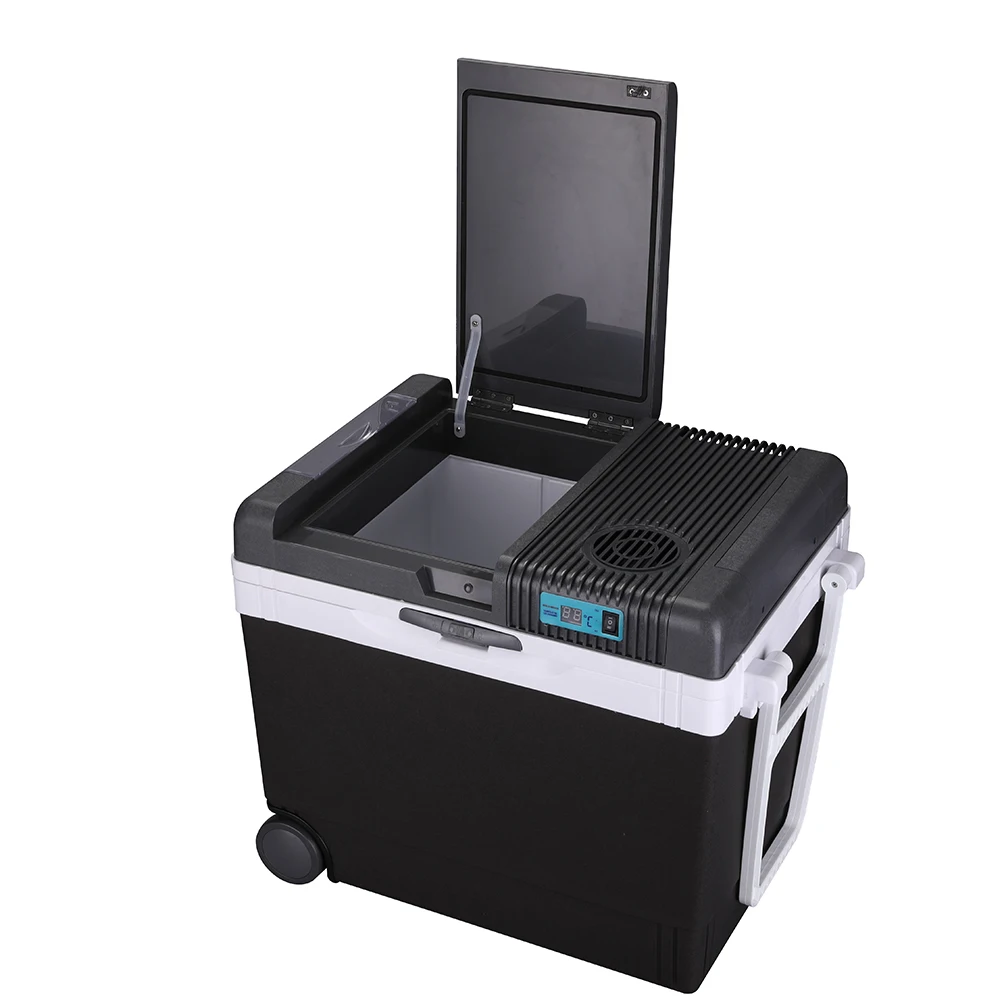 33 Liter Thermoelectric Cooler Box With Wheels 12v Sport Refrigerator ...