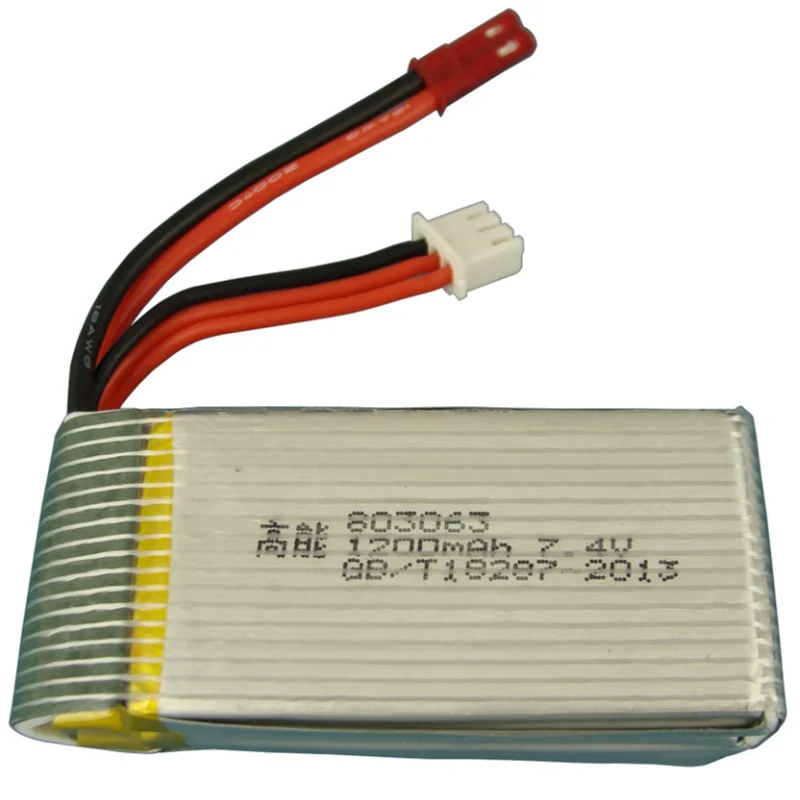Rc Plane Battery Li Po Battery 803063 Top Power 7.4 Volt 1200mah ...