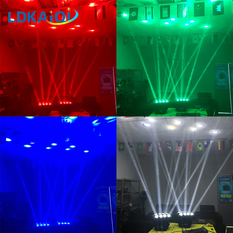 Spider Moving Head Strobe Light 8*10w Rgbw 4led Stage Lighting Dmx Dj ...