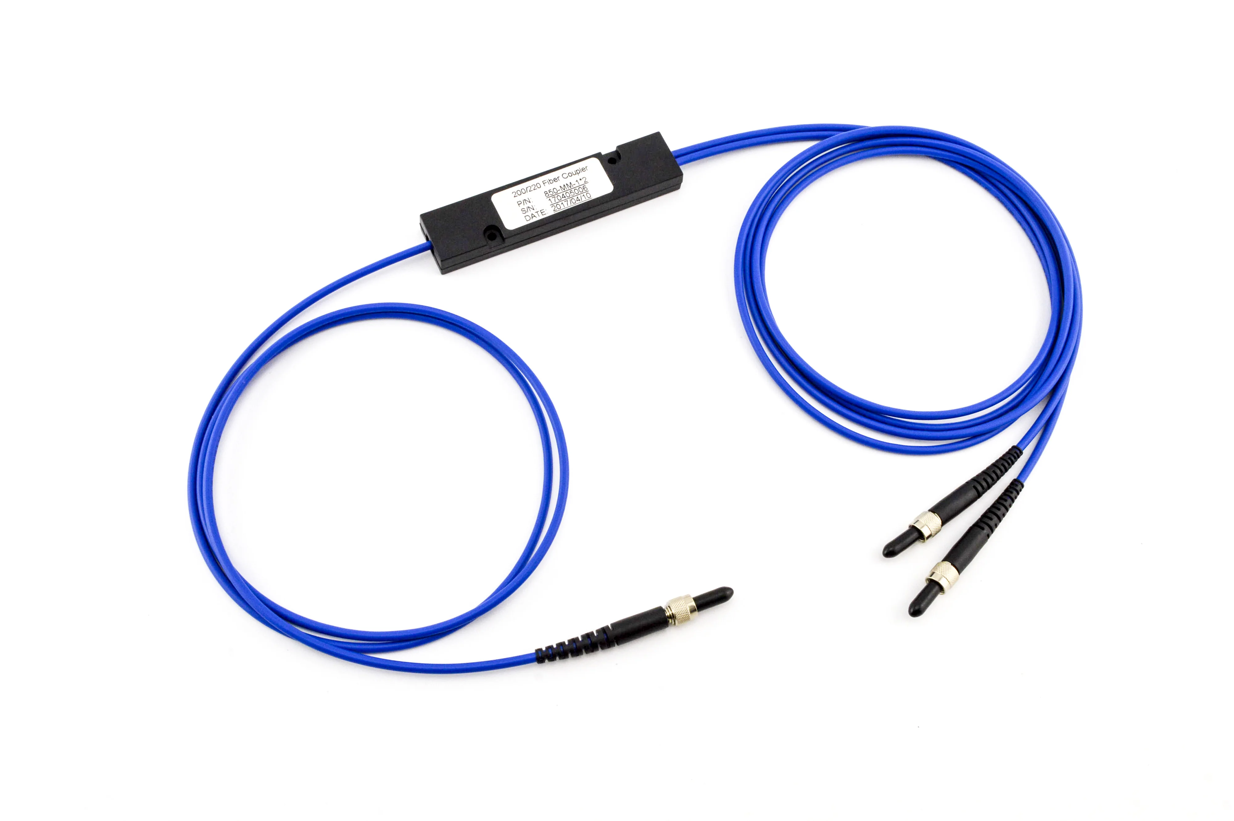 1x2 100um 200um 400um低oh光纤耦合器spliter钢管大芯径光纤fbt耦合器 - Buy 1x2 100um低oh光纤 ...