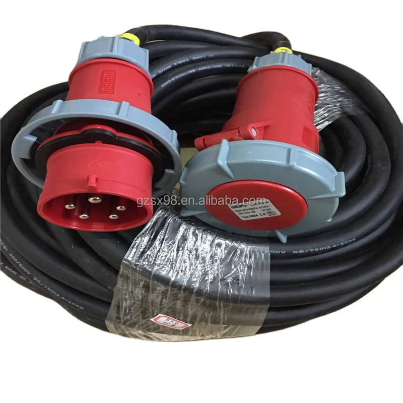 380v Rubber Wire with 5 Core Connector - Professional Lighting