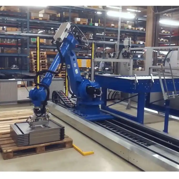 Industrial Robotic Arm 6 Axis Yaskawa Gp35l With Cngbs Customized Robot Gripper For Handling ...