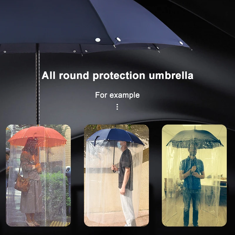 Wholesale Windproof Waterproof Long Full Body Umbrella