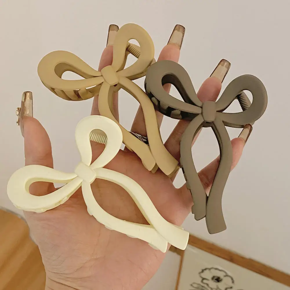 Vintage Matte Large Plastic Hair Claws for Women