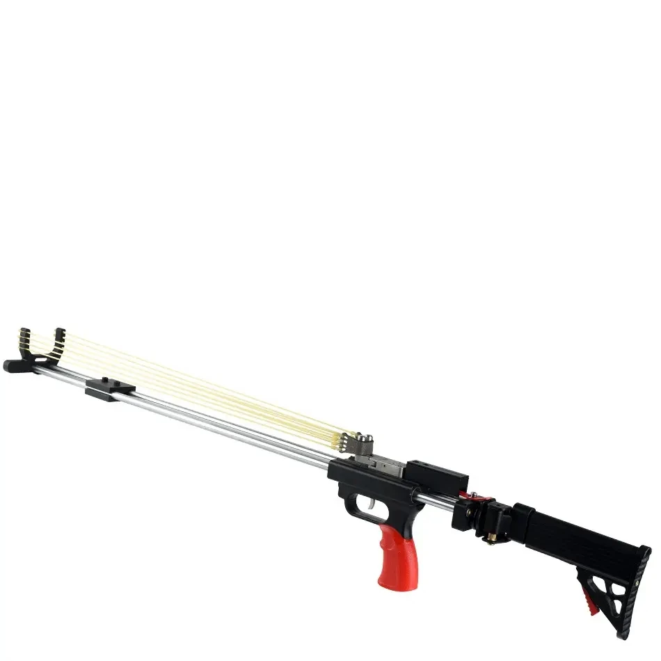 Retractable Folding Slingshot Long Rod Hunting Slingshot High Precision ...