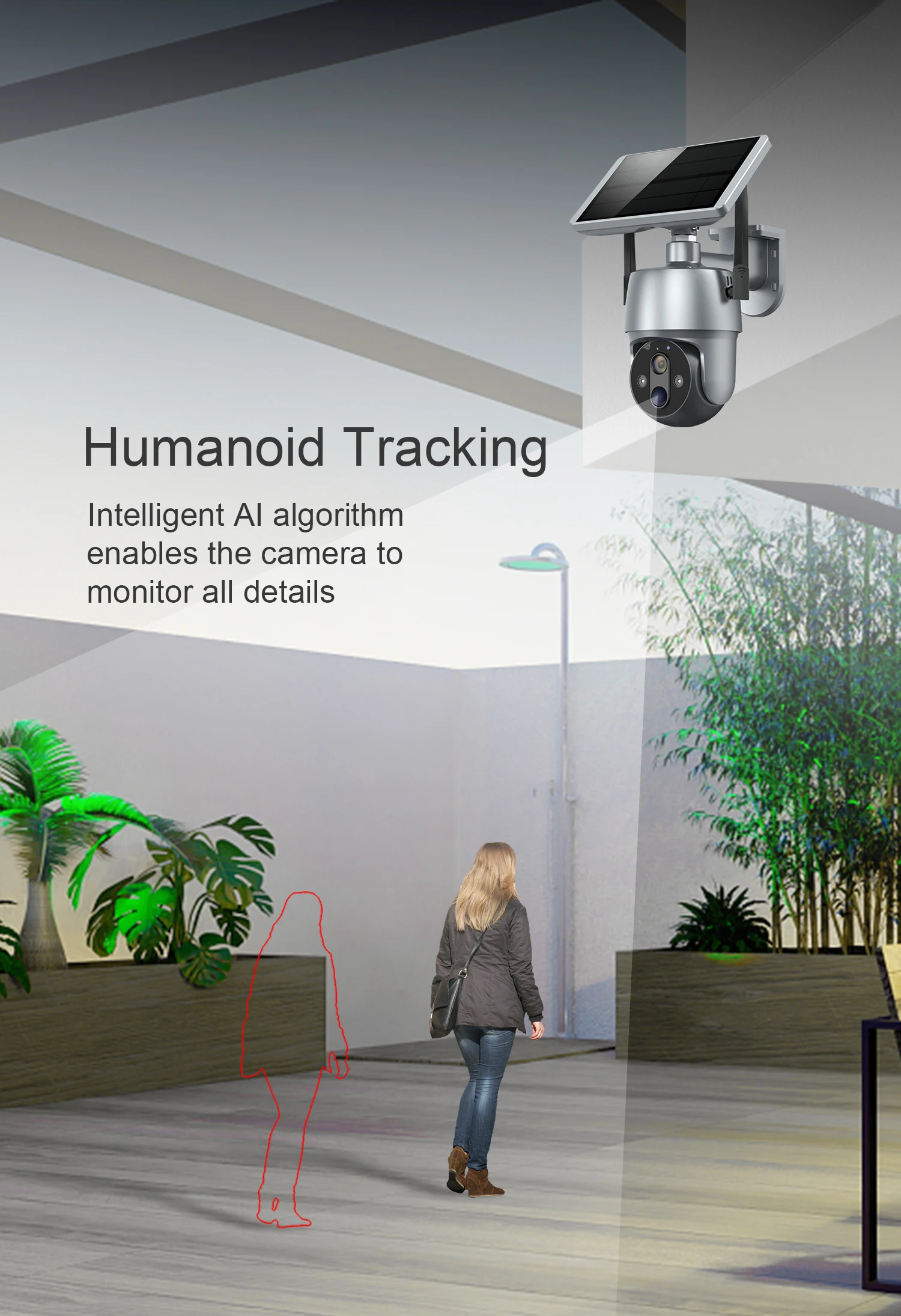 Carecam Zooming Wireless Solar Cctv Camera Night Vision Audio Alarming ...