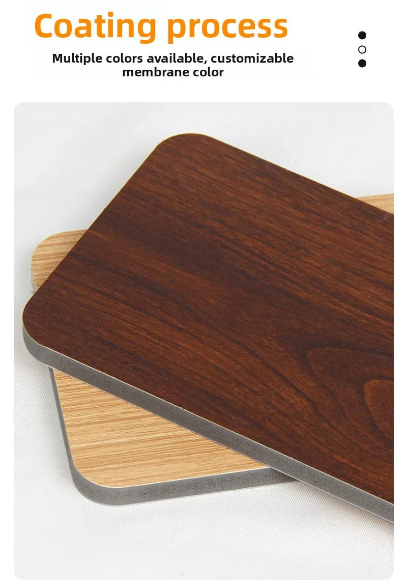 Diamond Wood Veneer SPC Wall Panel Carbon Crystal Anti-Collision for ...