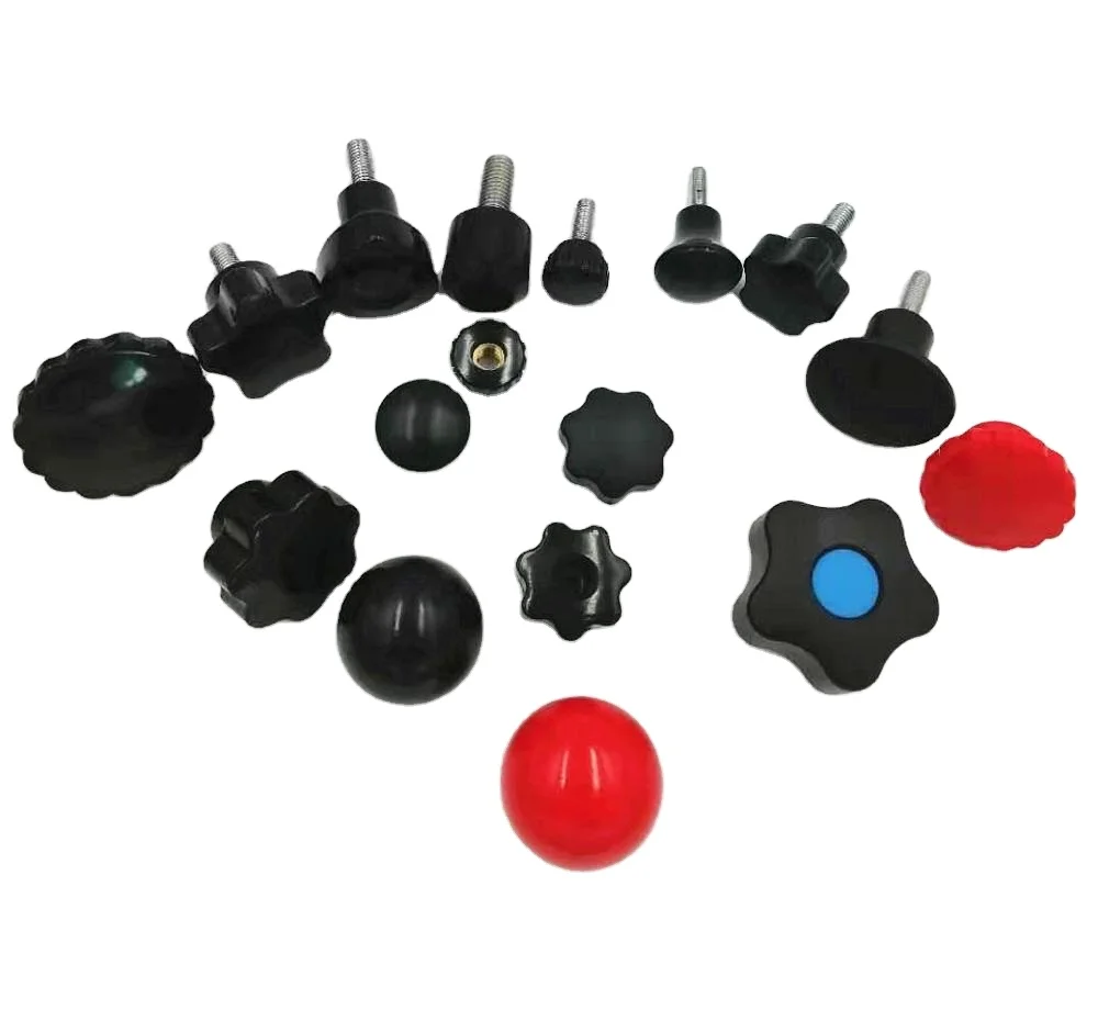 Bakelite Knurled Handles & Knobs for Furniture & Machinery