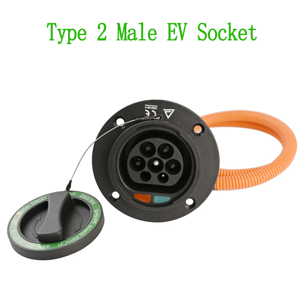 IEC 62196 Type 2 Male Socket - Reliable Electric Vehicle Charging