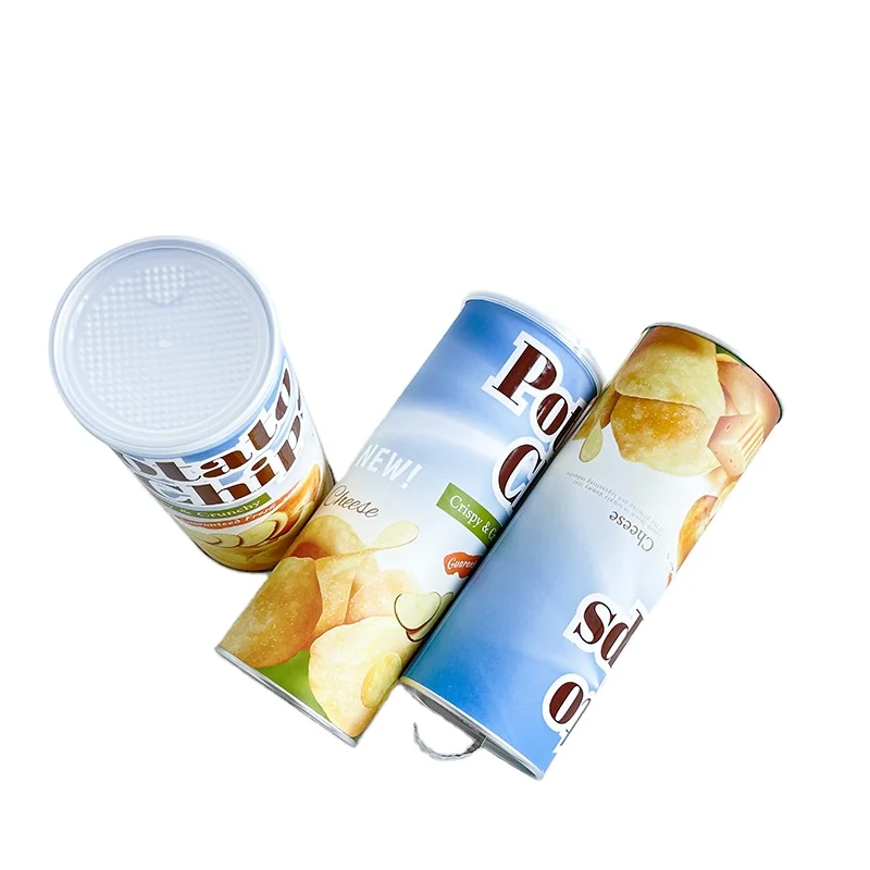 Custom Food Paper Pringles Potato Chips Tube Packaging