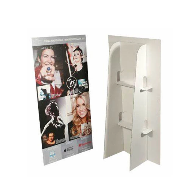 Paperboard Pop Retail Standee Display Stand Folding Totem Display Fancy ...