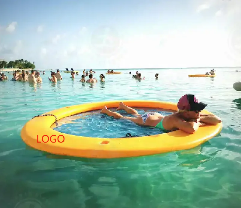 Custom Inflatable Water Hammock Floating Lounger Pool Portable Floating ...