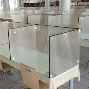 Foldable Student Table Partition Clear Plexiglass School Office Acrylic ...