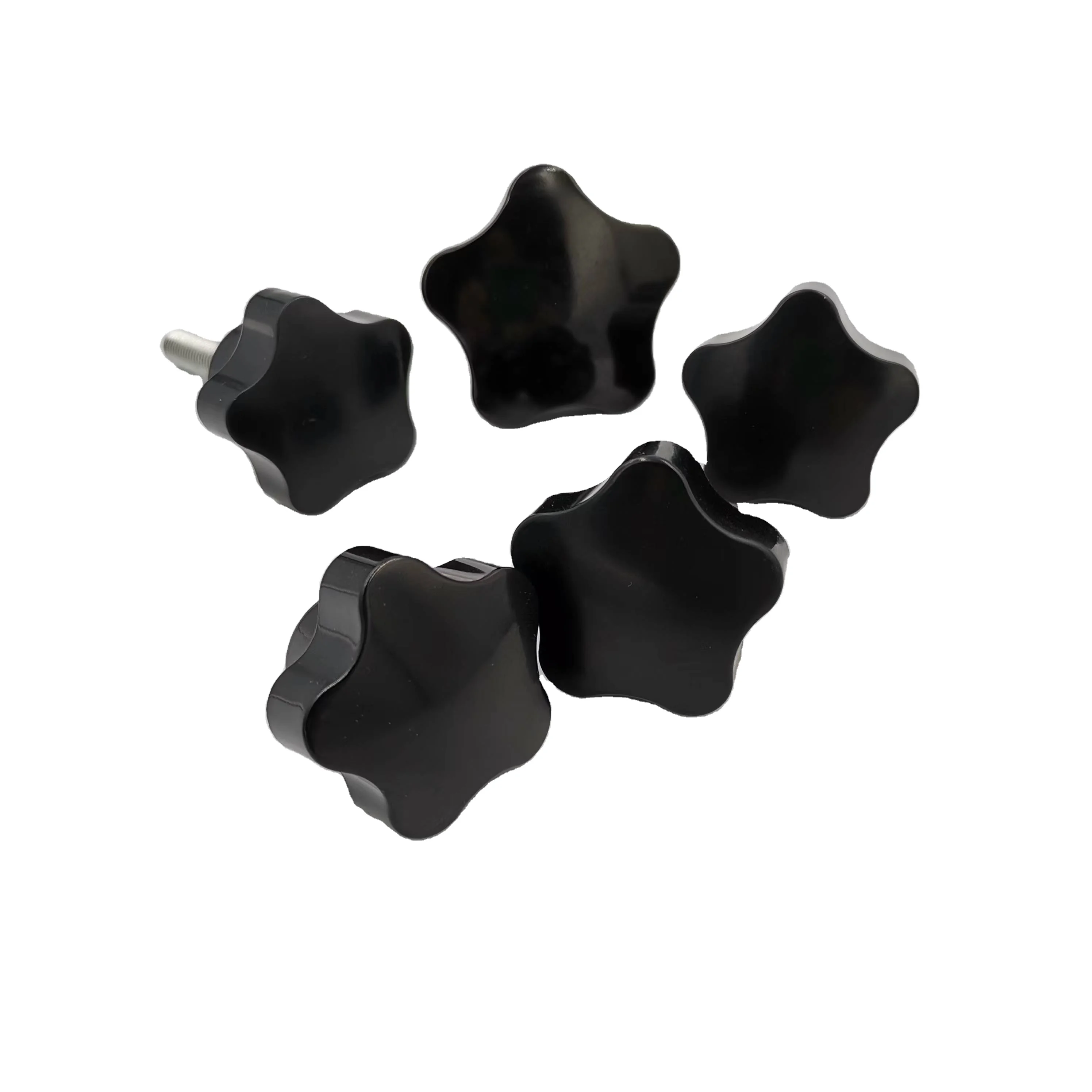 Factory Price M5 M6 M8 M10 M12 Plastic Five-pointed Star Knobs Thread Handle Knobs - Buy Plastic ...