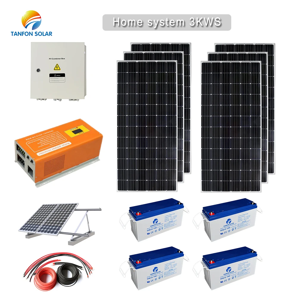 Conjunto Completo Precio Kit Solar 3000 Vatios/fotovoltaico 4kw Kit ...