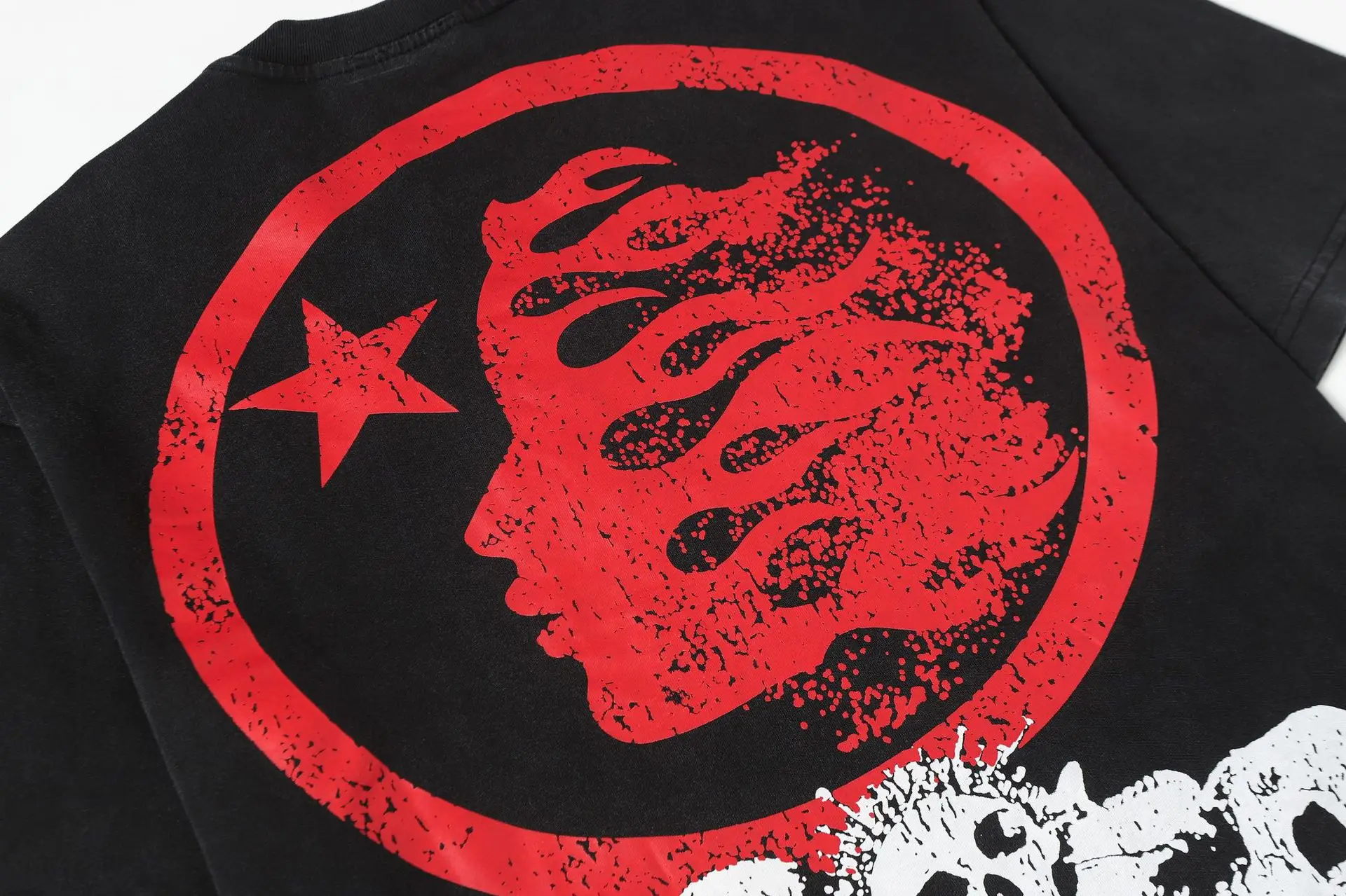 Hellstar Printed Short-Sleeved T-Shirt - Loose Fit Jersey