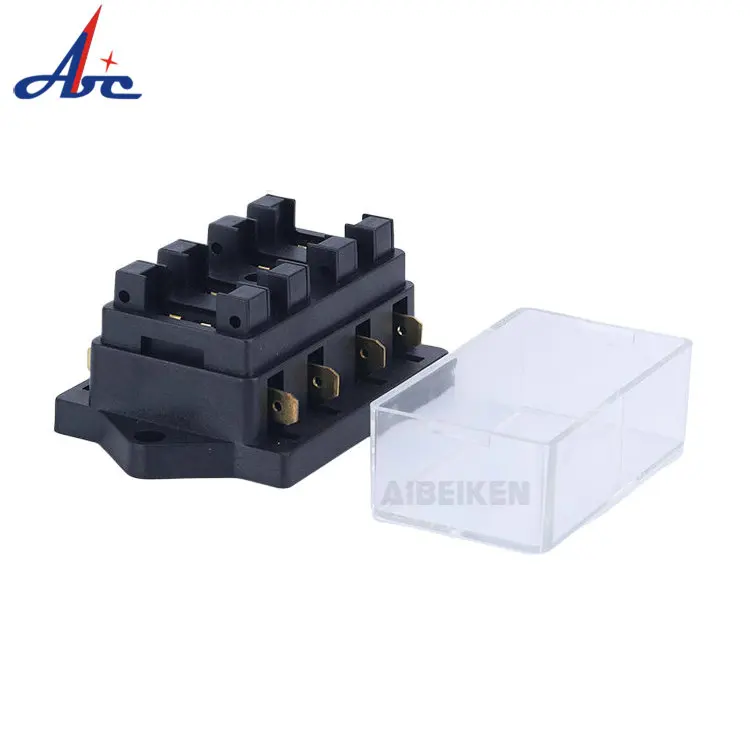 80A Car Blade Fuse Link 4way Bent Male Type - 80A Fuse Box
