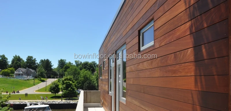 Factory Sale Ipe Hardwood Wall Siding Cladding - Easy Installation ...