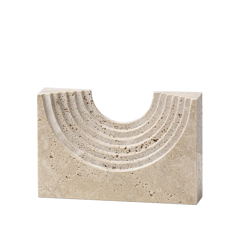 Natural Travertine Stone Arch Design for Home Decor