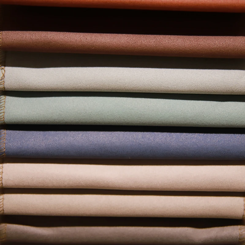 JES 15 Colors Available Velvet Suede Cloth Sofa Fabric Stock Lot