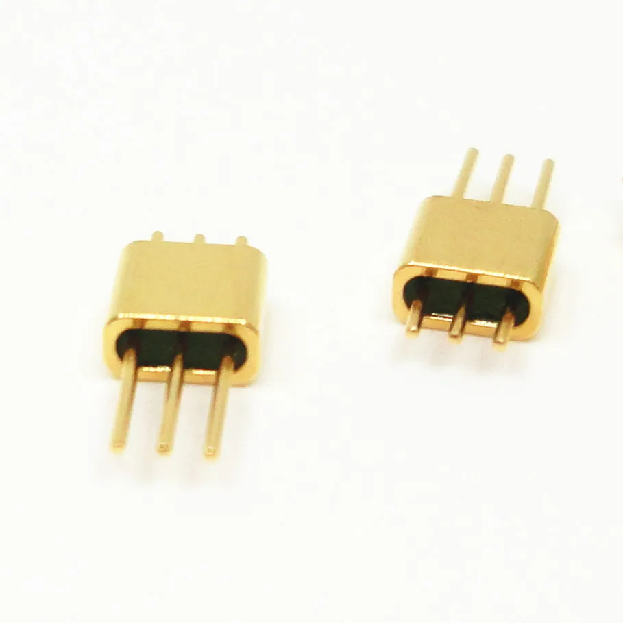 Gold Plated 7070 7052 Glass To Kovar Seals 3 Pins Multi-pin Headers Rf ...
