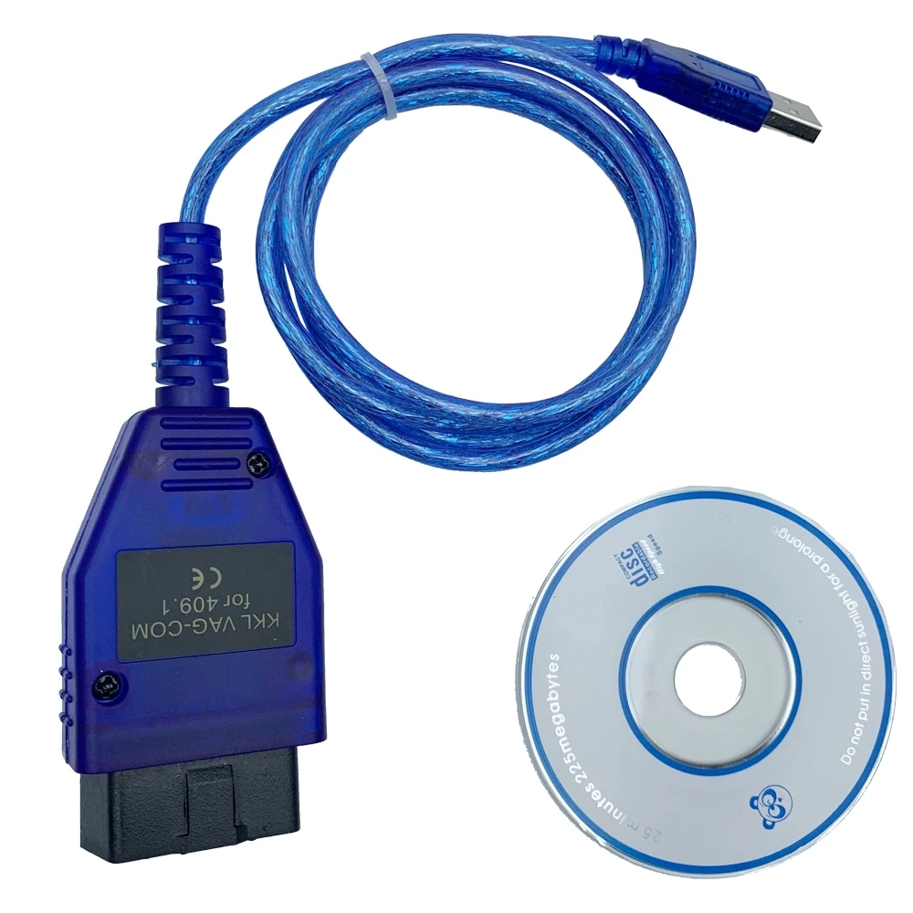 Vag409 Vag Kkl Obd2 Ftdi Ft232rl Diagnostic Cable Usb Kkl Vag Kkl for 409.1 Usb Connector Cable ...