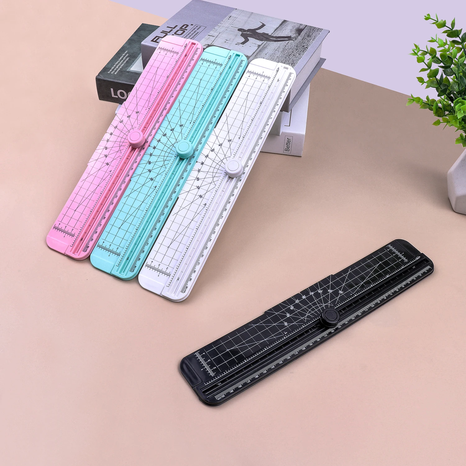 Paper Cutter ZEQUAN Purple A4 Paper Trimmer - Portable Cutter For ...