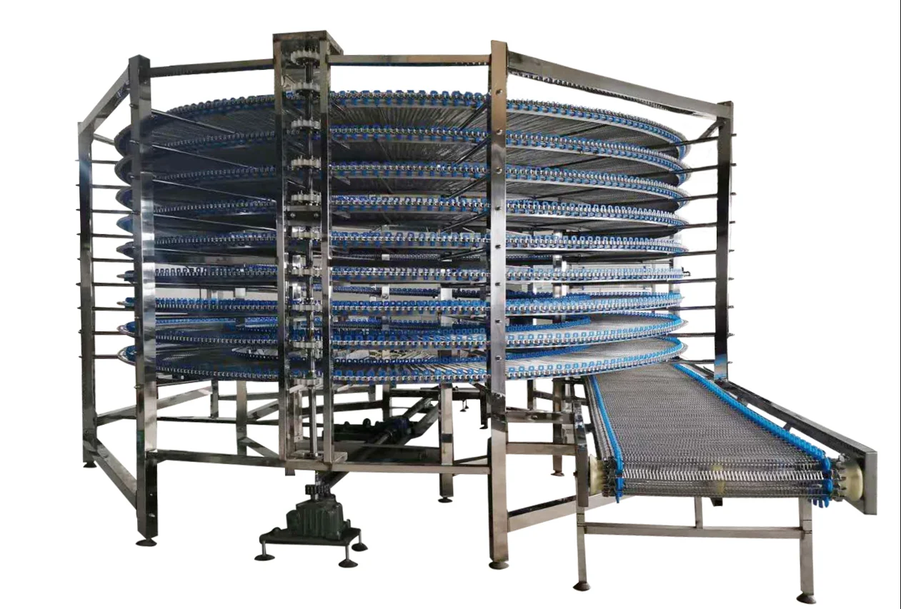 Stainless Steel Spiral Cooling Tower Conveyor Cooling Multi-layer ...