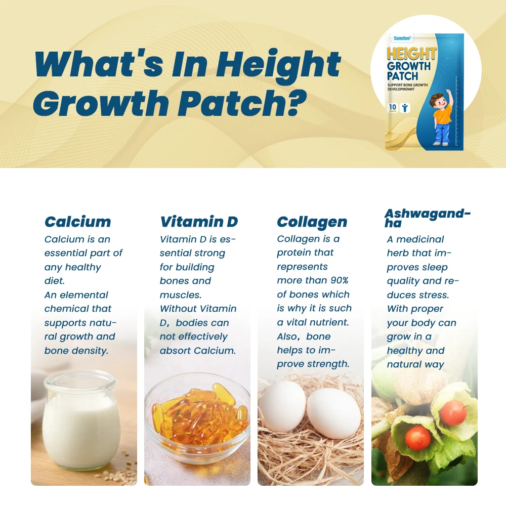 Wholesale Sumifun New Height Enhance Patch Foot Increase Height Growth ...